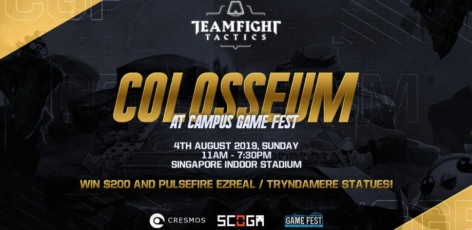 Teamfight Tactics Colosseum @ Campus Game Fest 2019 | Peatix