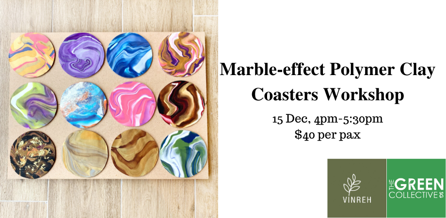 Marble-effect Polymer Clay Coasters Workshop | Peatix