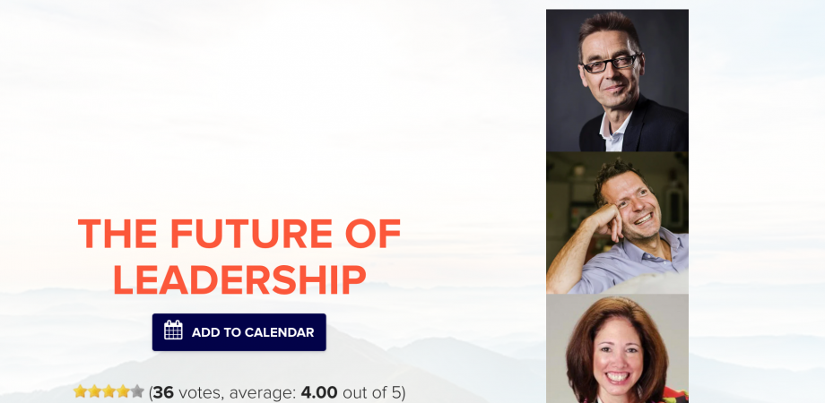 第1回『Let You in the Room』 〜「U理論」、「ティール組織」の著者に学ぶこれからのリーダーシップ〜 | Peatix