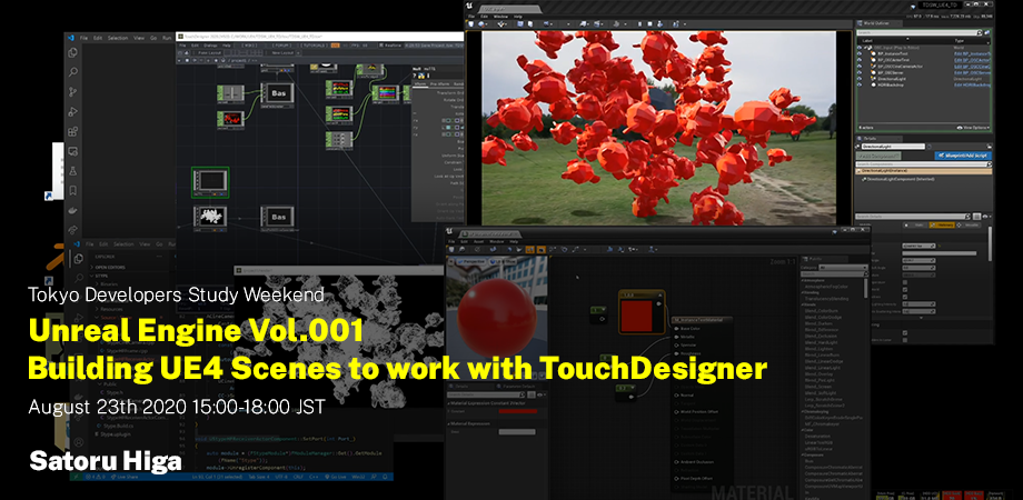 Unreal Engine Vol.001 Building UE4 Scenes to work with TouchDesigner | Peatix