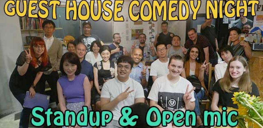 Guest House Comedy Night! English Standup Open Mic (WEAR A MASK) | Peatix