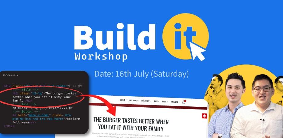 Build-It Workshop: Build and launch your product in 2 hours. (Session 2) | Peatix