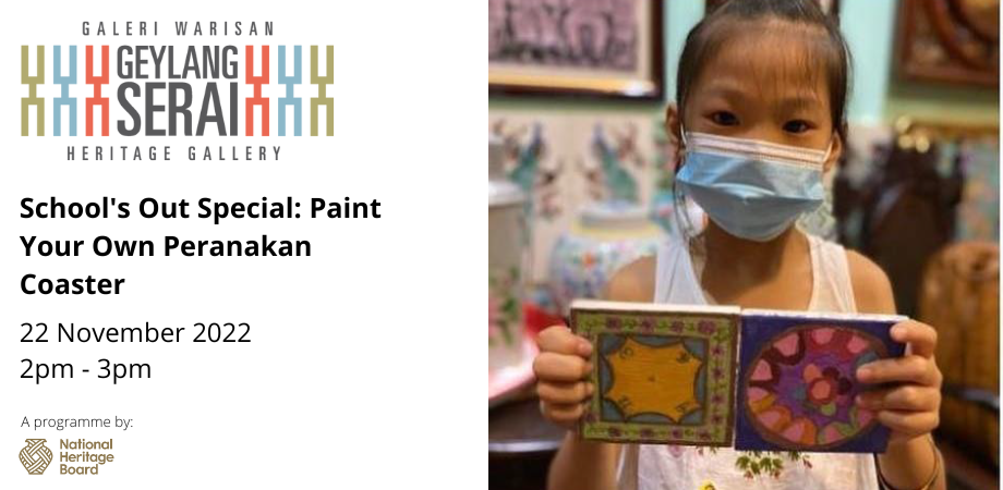 School's Out Special: Paint Your Peranakan Coaster | Peatix