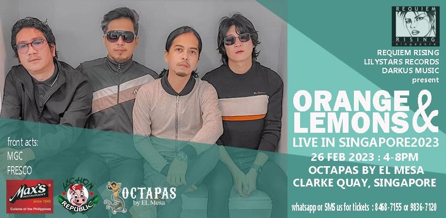 ORANGE & LEMONS in SG2023 | Peatix