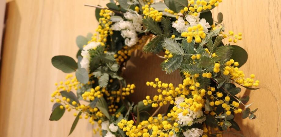 ふわふわミモザのリースorスワッグWS | Peatix