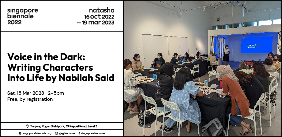 Voice in the Dark: Writing Characters Into Life by Nabilah Said | Peatix
