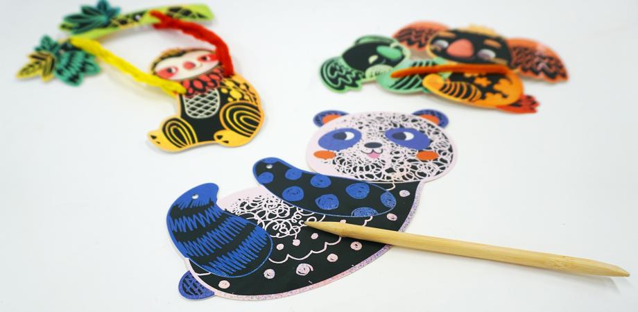 【BorneLund SUMMER PLAY CAMP】削ってつくろう！スクラッチアニマル【大丸心斎橋】 | Peatix