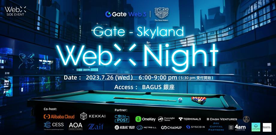 Gate - Skyland WebX Night | Peatix