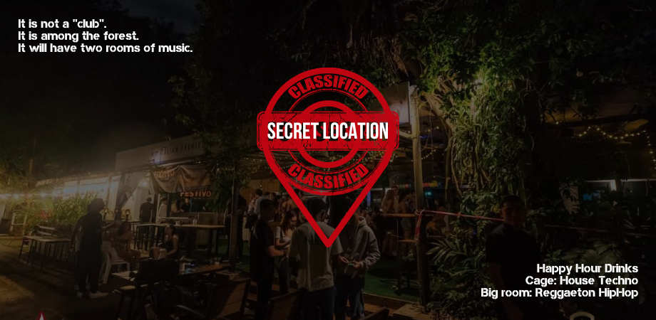 Secret Location Party (16 Sep, Sat) | Peatix
