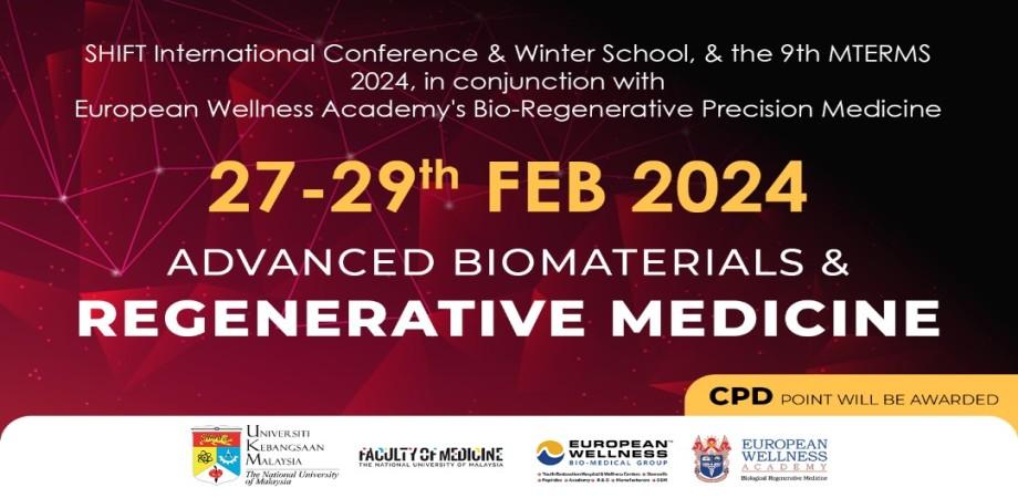 Feb 2024 Conference: Regenerative Medicine's The SHIFT, MTERM & EWA ...