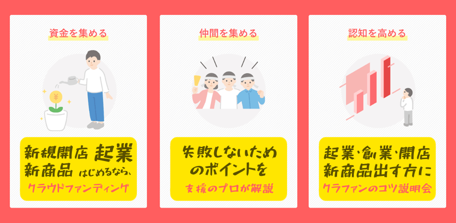 【起業・創業セミナー (資金調達)】クラウドファンディング相談 ～ファンを作り、活動資金を集めるポイント解説～ | Peatix