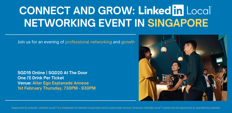 Linkedin Local™ - Singapore: Connect and Grow | Peatix