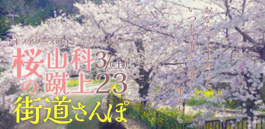 【3/23(土)】桜の山科・蹴上 街道さんぽ おひとり上手の方も、いつもは誰かとご一緒の方も | Peatix