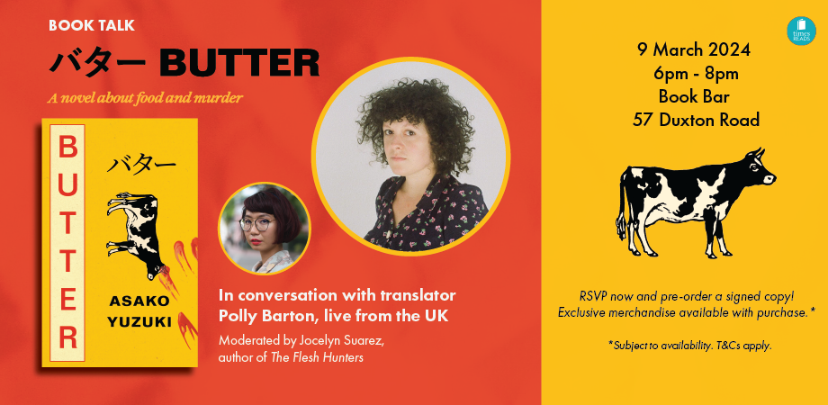 [BOOK TALK] Butter: A novel about food and murder | Peatix