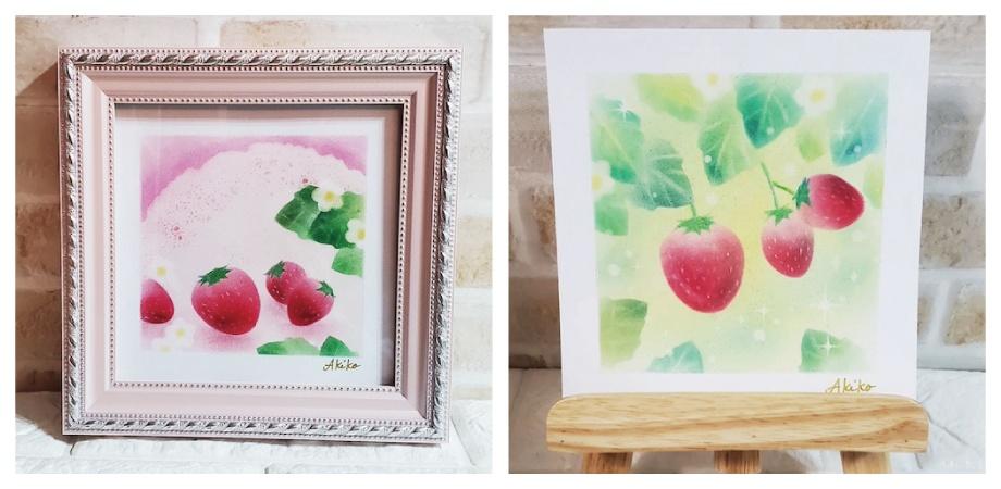 心を癒すパステルアート『イチゴ』WS | Peatix