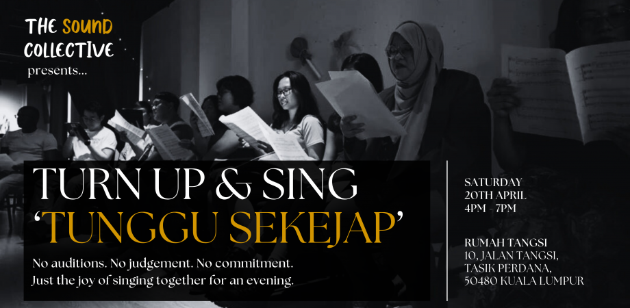 Turn Up & Sing | Tunggu Sekejap | Peatix