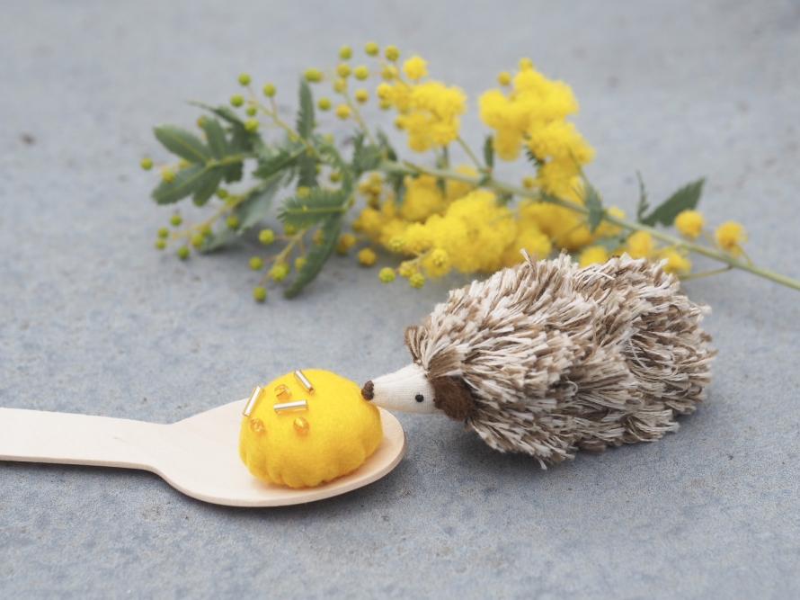 刺繍作家juno《ハリネズミ 刺繍ワークショップ》（4月11日） | Peatix