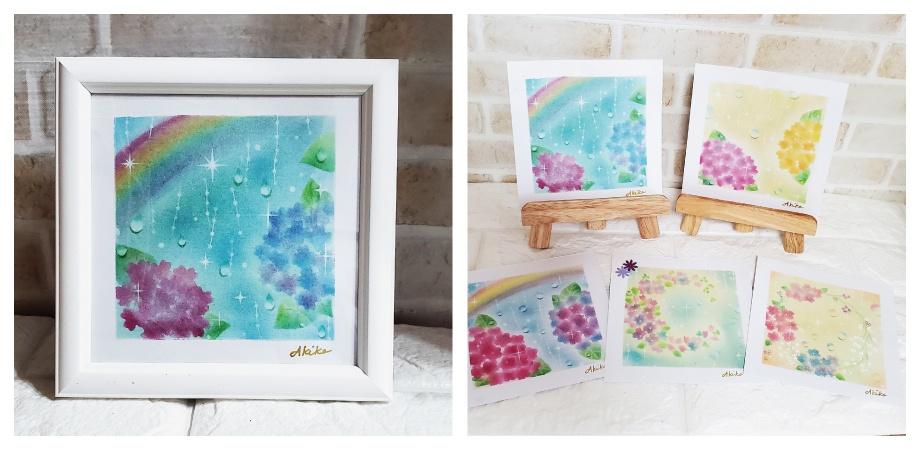 心を癒すパステルアート『アジサイ』WS | Peatix