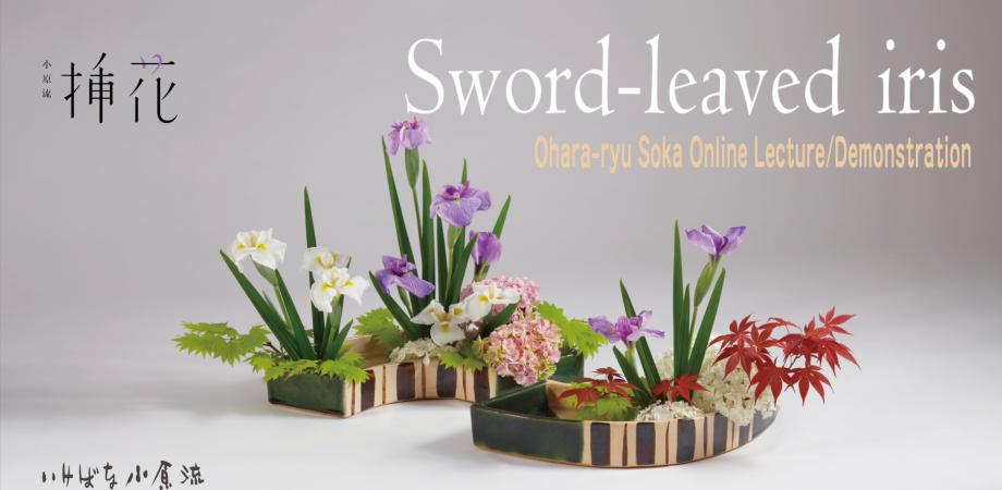 Ohara-ryu Soka Online Lecture/Demonstration: Sword-leaved iris | Peatix