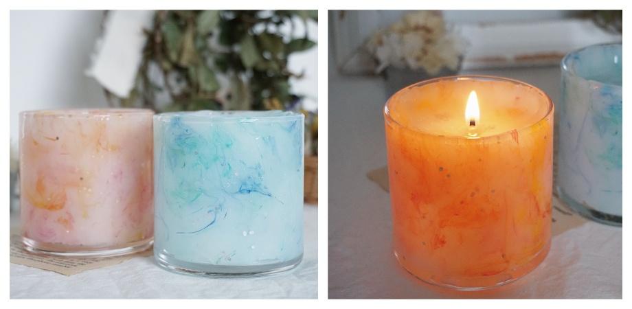 マーブルキャンドルづくりWS | Peatix