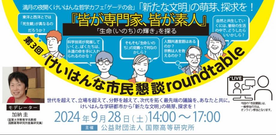第3回 けいはんな市民懇談 | Peatix