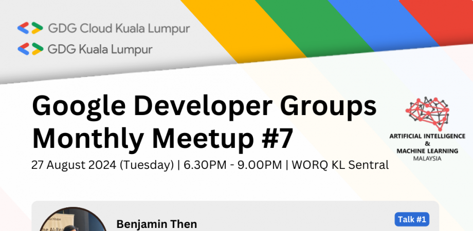 GDG x AI&ML Malaysia x Couchbase - GDG Monthly Meetup #7 | Peatix