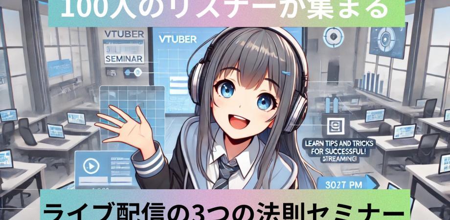 【顔出し無し】でもリスナーが100人が毎回集まるライブ配信の3つの法則とは！？ | Peatix