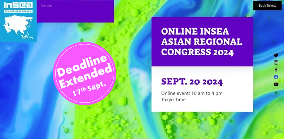 Online InSEA Asian Regional Congress 2024 (Deadline Extended) | Peatix