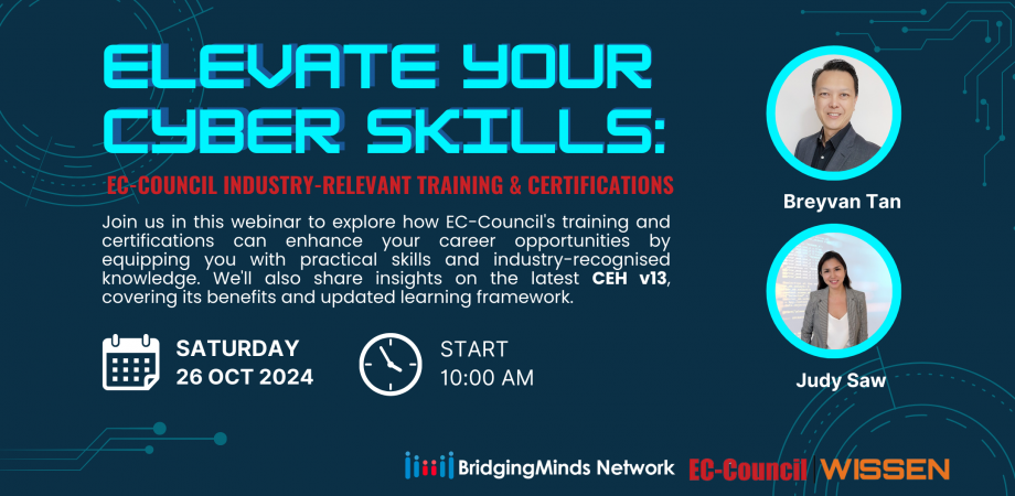 Elevate Your Cyber Skills: EC-Council Industry-Relevant Training & Certifications Webinar | Peatix