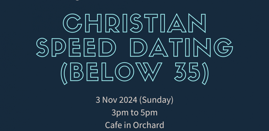 Christian Speed Dating (Below Ages 35) | Peatix