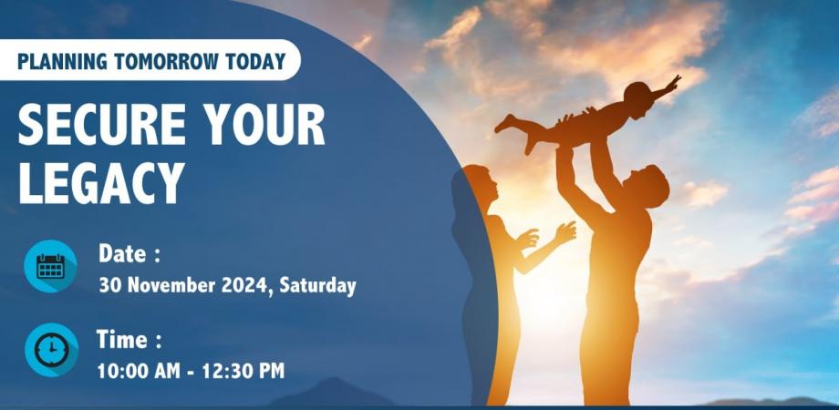 Secure your Legacy | Peatix