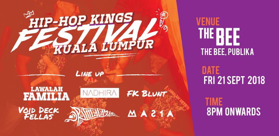 Hip-Hop Kings Festival KL at The Bee Publika | Peatix