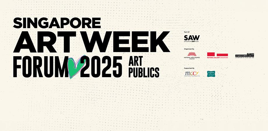 Singapore Art Week Forum 2025 | Peatix