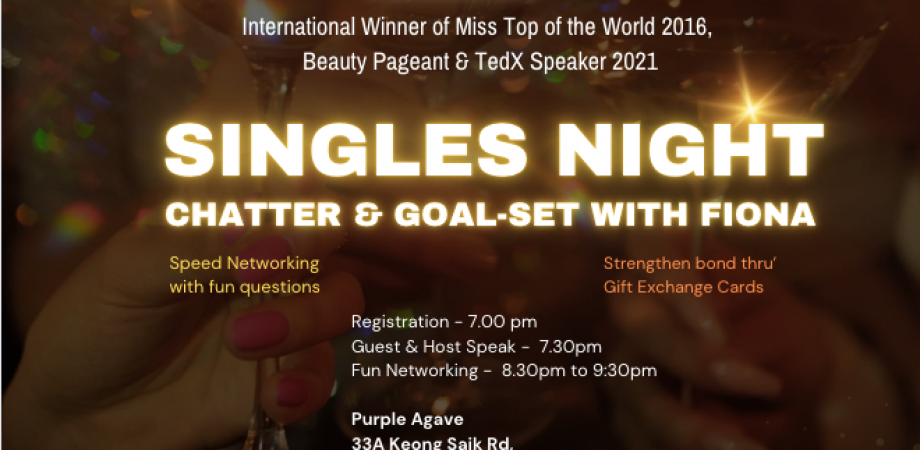 Singles Night Chatter & Goal-Set with Fiona! | Peatix