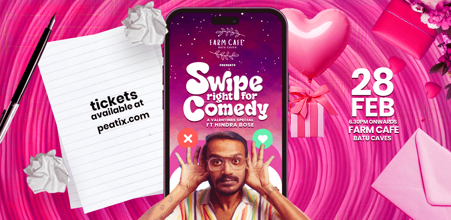 SWIPE RIGHT FOR COMEDY | Peatix
