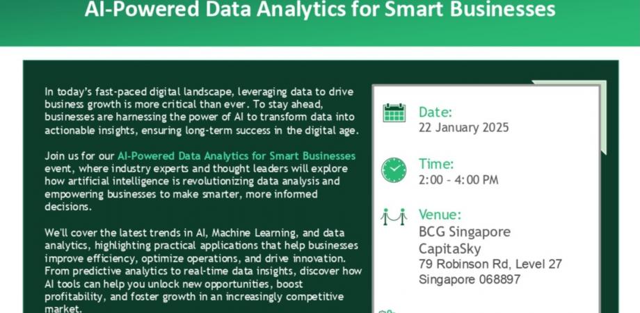 SGDCC/BCG AI Event Series 2025 | Peatix