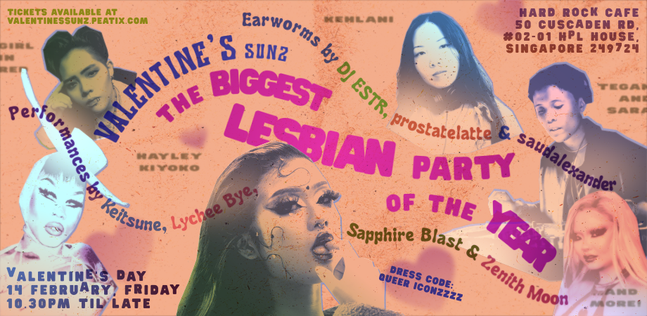 🏳️‍🌈 VALENTINE'S SUNZ: The Biggest Lesbian Party of the Year! | Peatix