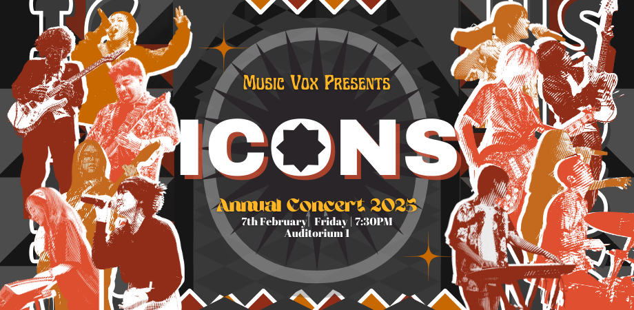 Music Vox Annual Concert: ICONS | Peatix