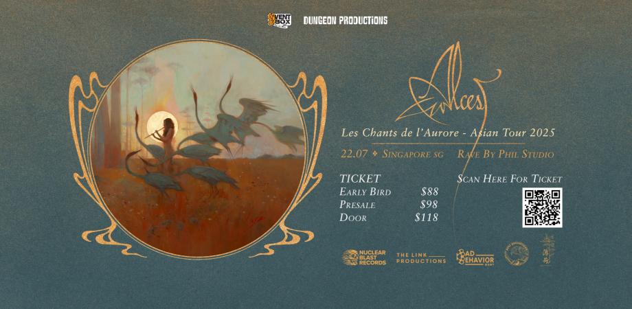 Alcest: Les Chants de l'Aurore Asian Tour 2025 Live in Singapore | Peatix