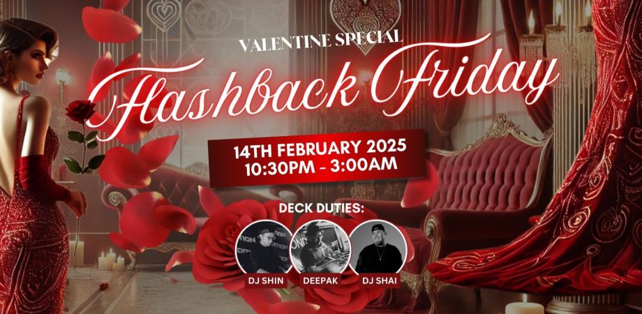 VALENTINE SPECIAL: FLASHBACK FRIDAY (Blu Jaz Clarke Quay Central) | Peatix