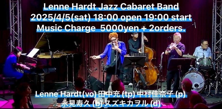 Lenne Hardt Jazz Cabaret Band | Peatix