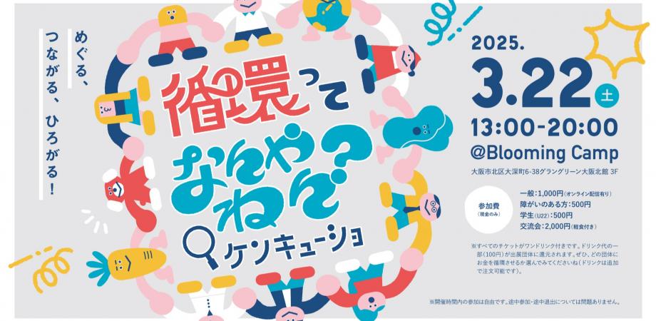 循環ってなんやねん？ケンキューショ vol.01 @Blooming Camp | Peatix