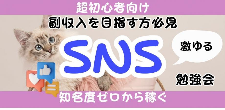 副収入を目指す方必見!知名度ゼロから稼ぐ、のんびりSNS勉強会 | Peatix