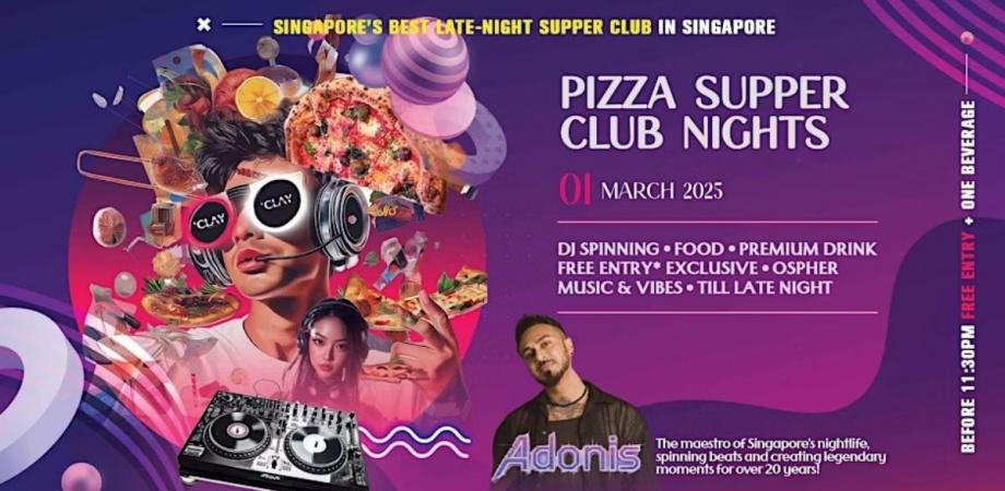 Il Clay Supper Club: Best Late Night Supper Club in Singapore (8 Mar, Sat) | Peatix