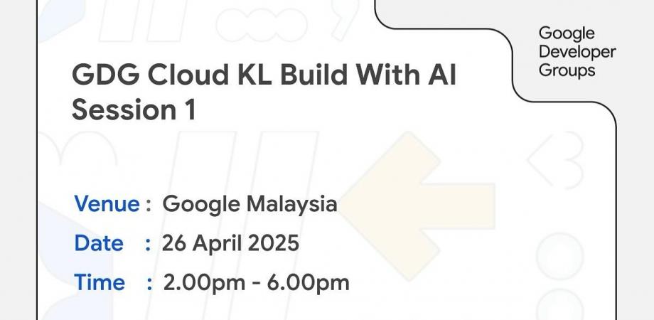Build with AI GDG Cloud KL #1 Session | Peatix