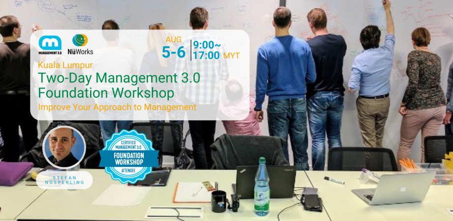 Two-Day Management 3.0 Foundation Workshop | Peatix