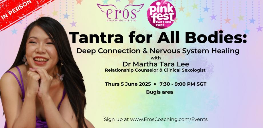 Tantra for All Bodies: Deep Connection & Nervous System Healing (Part of Pink Fest 2025!) | Peatix