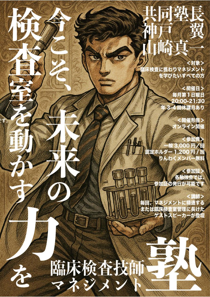 臨床検査技師マネジメント塾・第3回 | Peatix