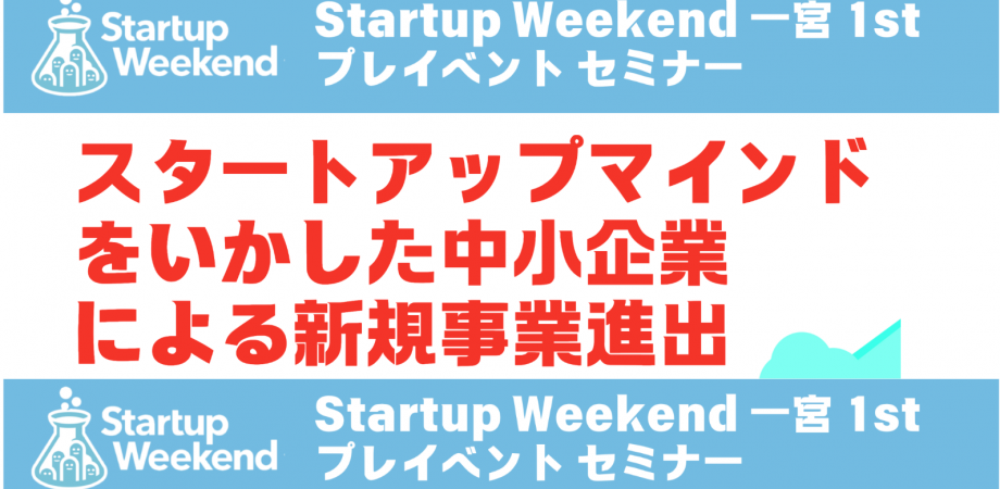 スタートアップマインドをいかした中小企業による新規事業進出[Startup Weekend一宮プレイベント] | Peatix