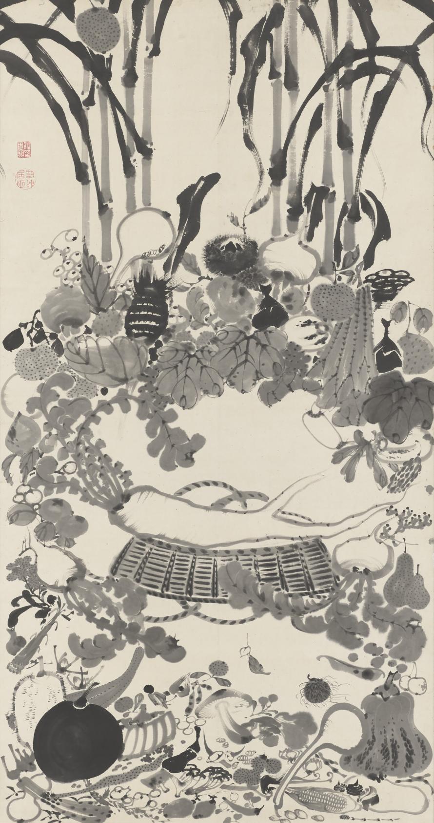 第35回[A picture]アートナビゲーターと1つの作品をじっくり楽しむオンラインプログラム 伊藤若冲 《果蔬涅槃図》 | Peatix